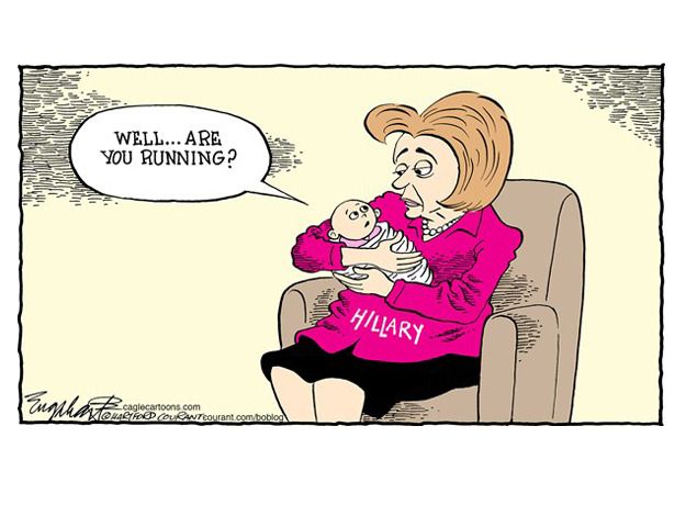 Political cartoon Hillary Clinton baby 2016 | The Week