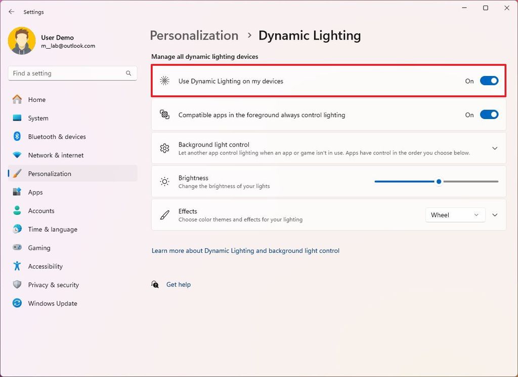 How to get started setting up Windows 11 Dynamic Lighting | Windows Central