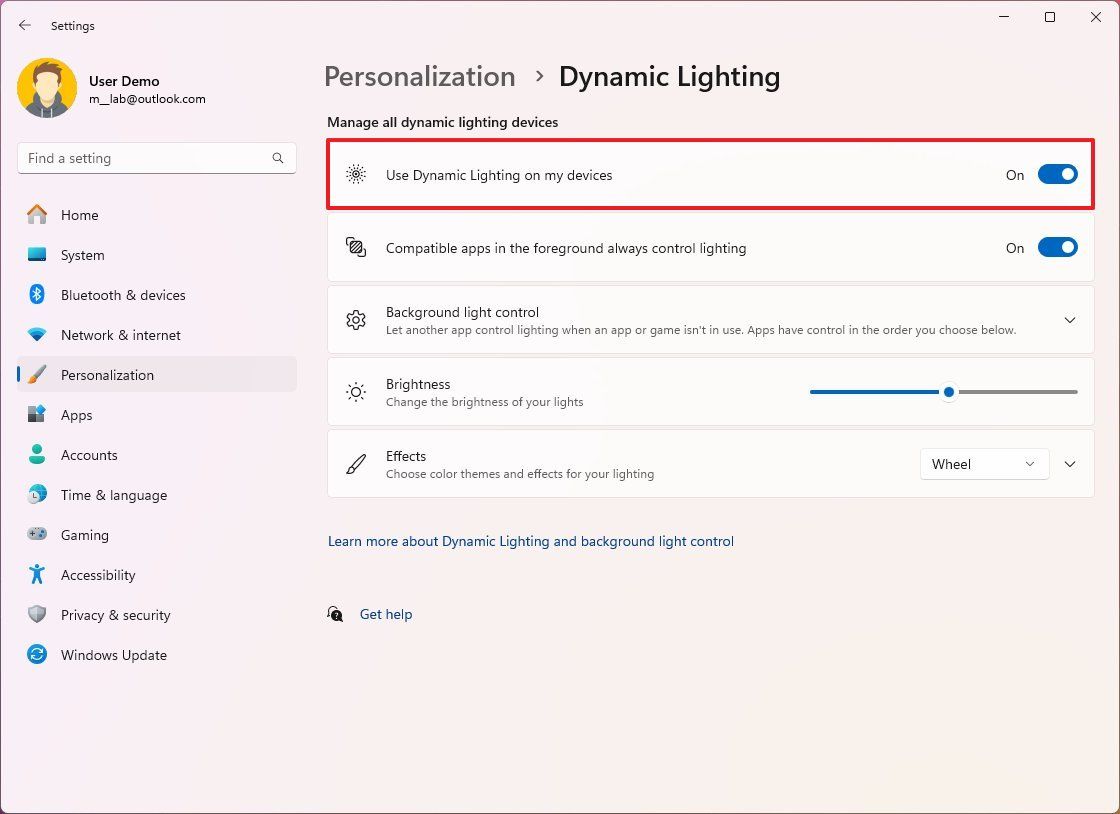 How to get started setting up Windows 11 Dynamic Lighting | Windows Central