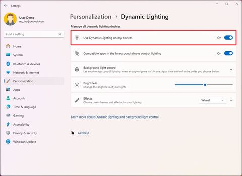 How to get started setting up Windows 11 Dynamic Lighting | Windows Central