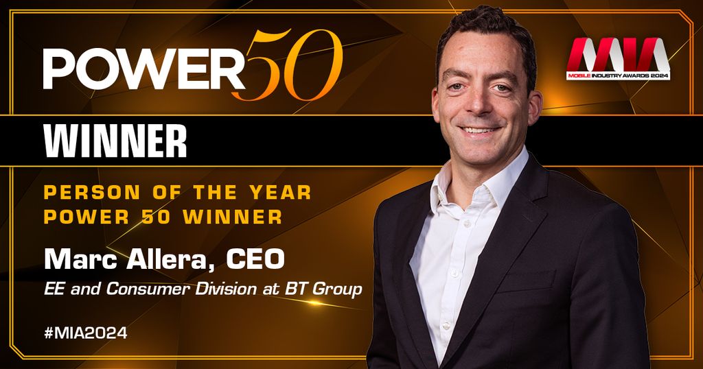 Mobile Industry Awards 2024: BT Consumer and EE CEO Marc Allera is our ...