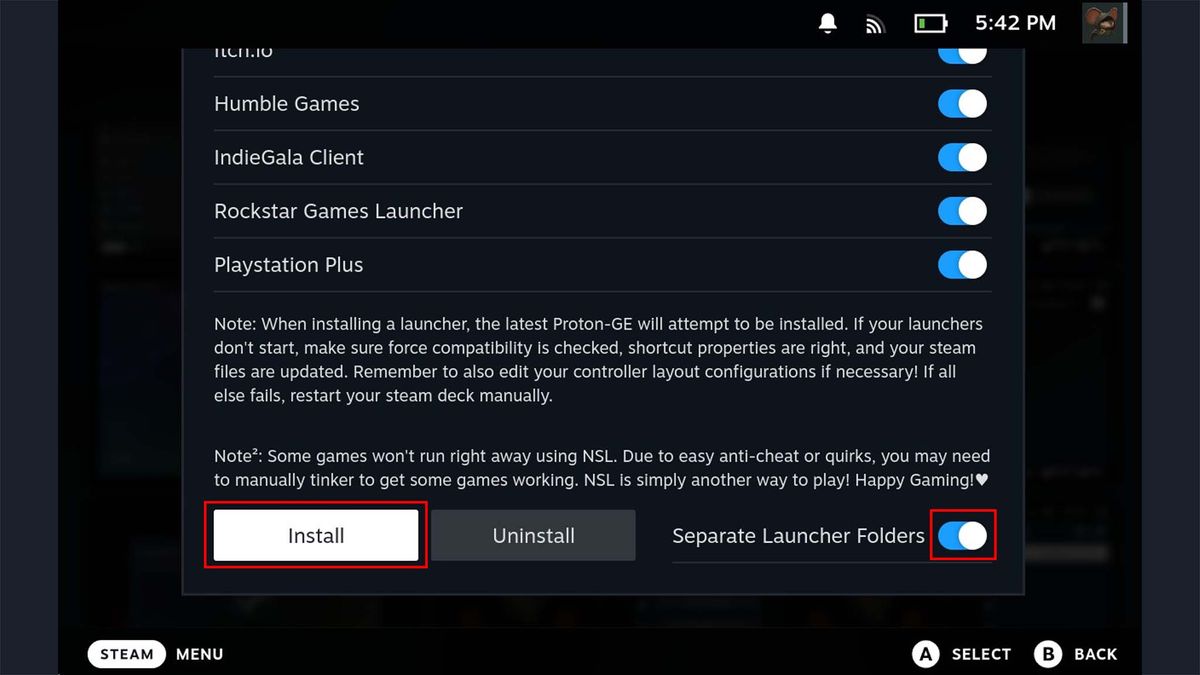 Decky Loader allows you to access different game launchers on Steam ...