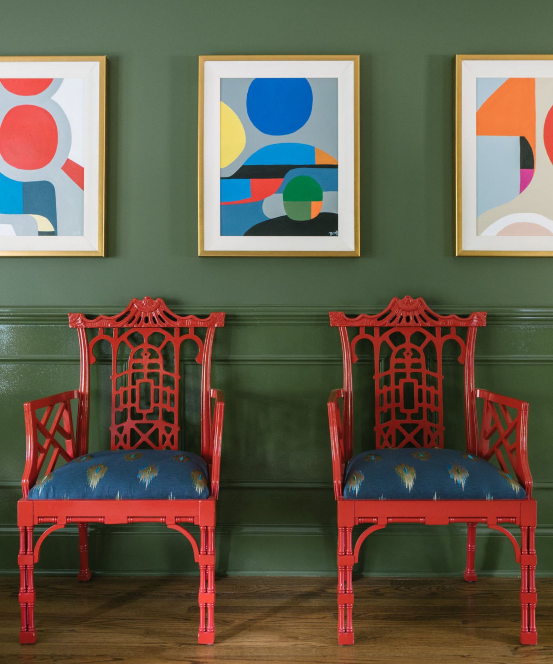 What colors go with olive green in interior design? | Homes and Gardens