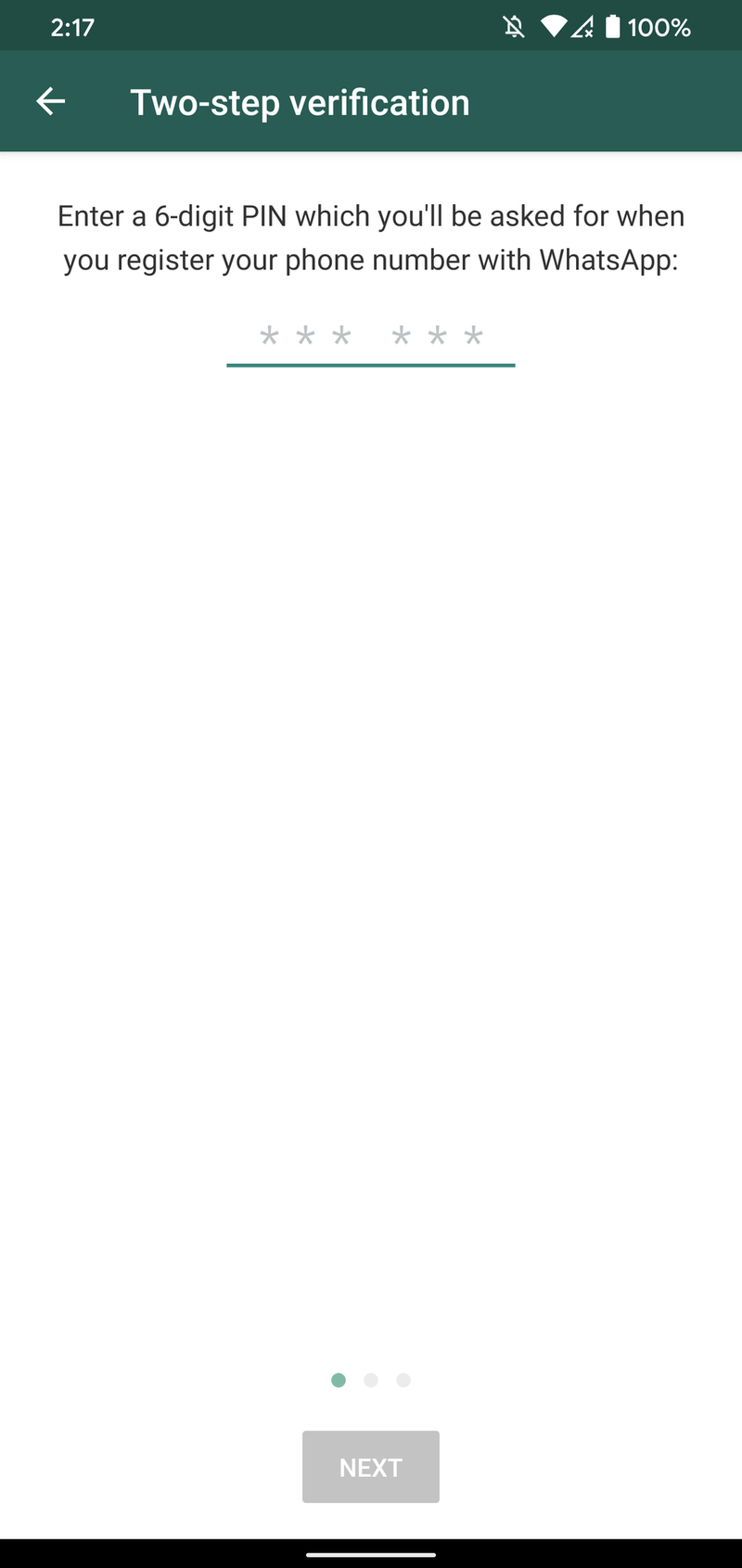 How to set up two-factor authentication for your WhatsApp account ...