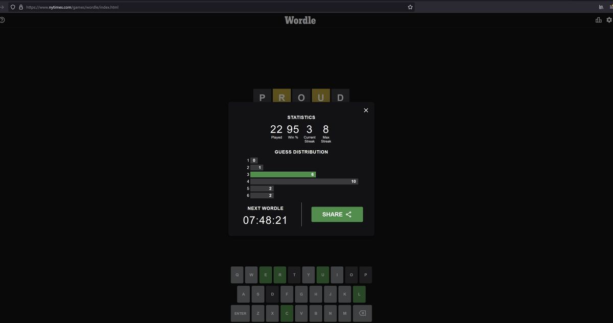Wordle streak glitch fixed after move to New York Times website | PC Gamer