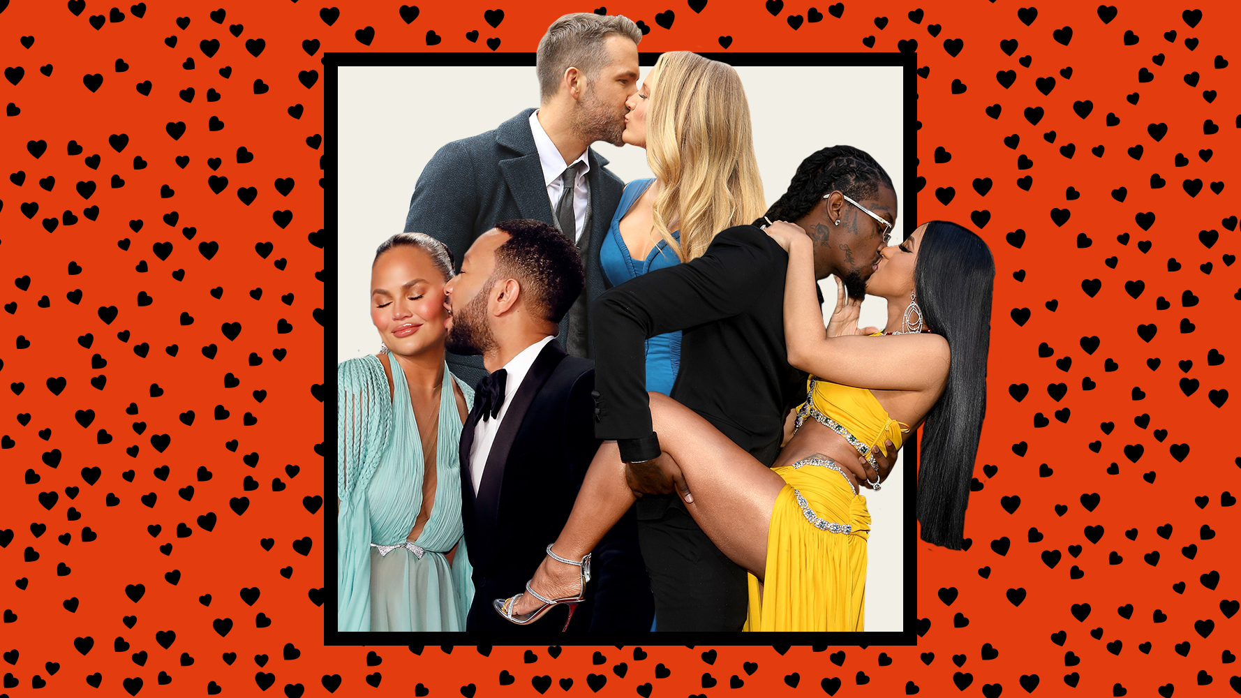 Best Celeb Couple PDA Photos | Celebrity Couple Cute Moments | Marie Claire