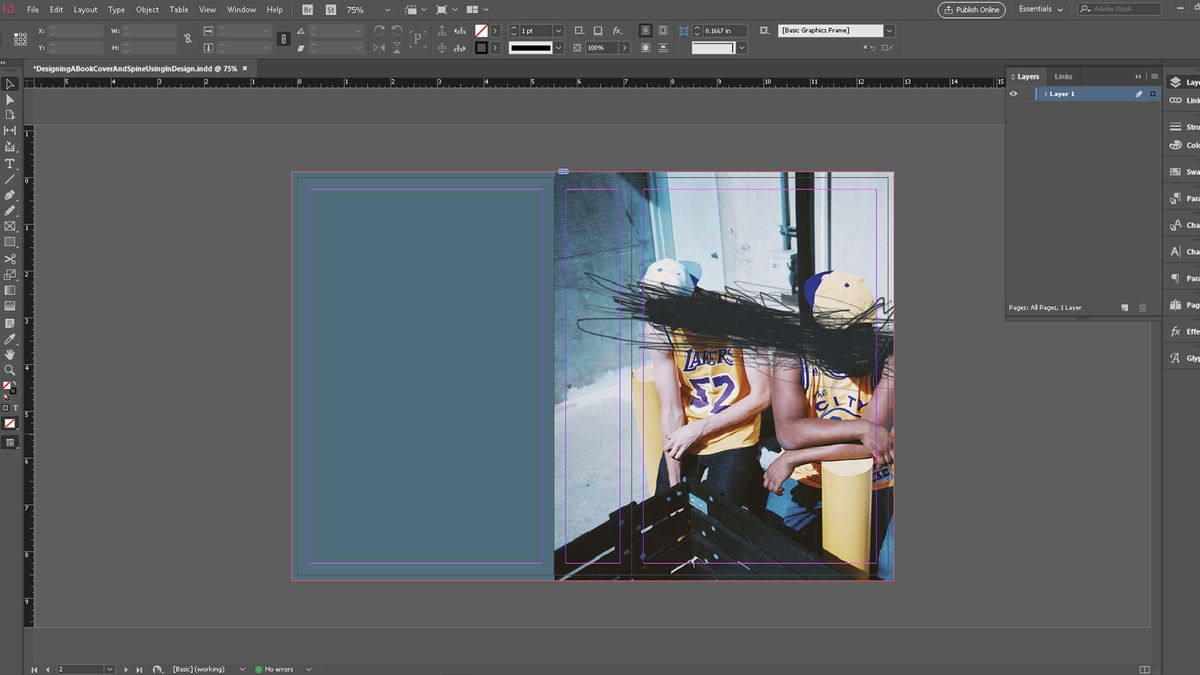 How to design a book cover in InDesign | Creative Bloq