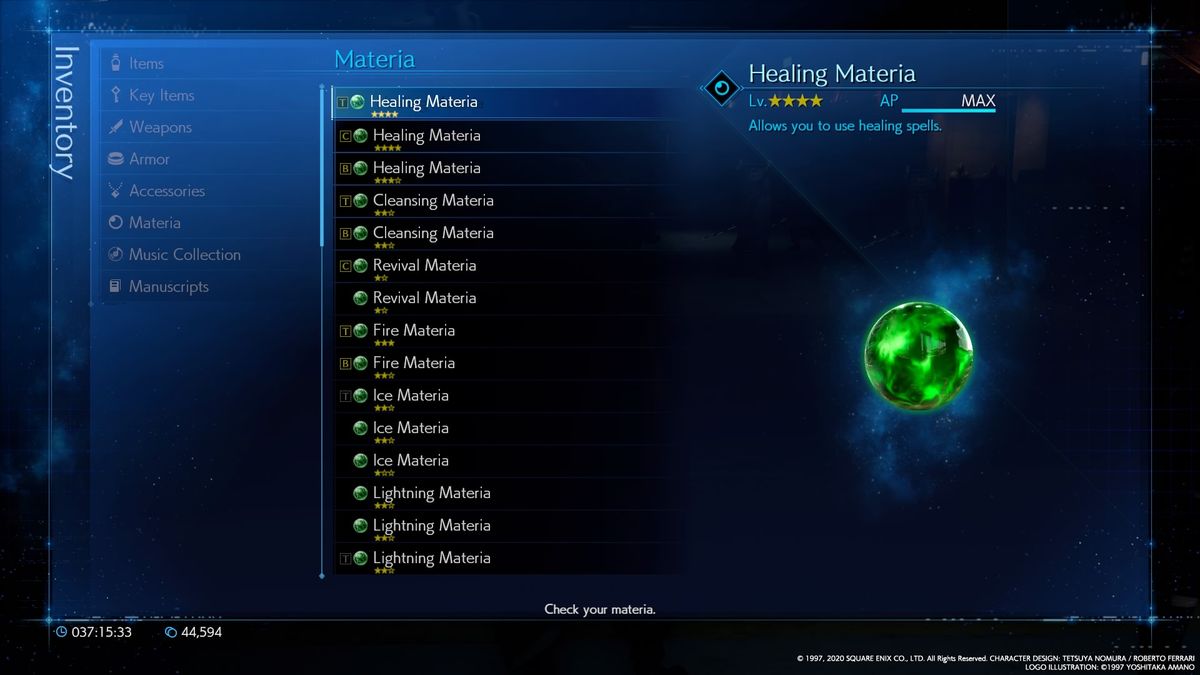 Final Fantasy 7 Remake materia guide | PC Gamer