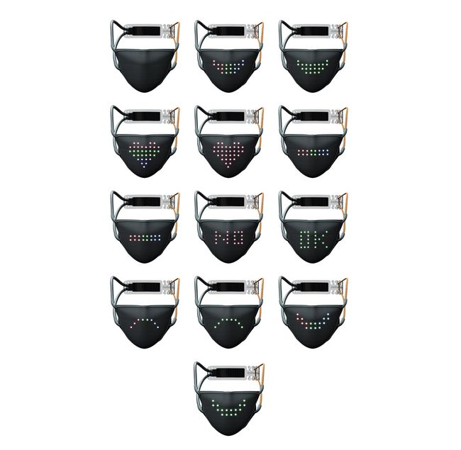 Incredible new face mask displays your emotions | Creative Bloq