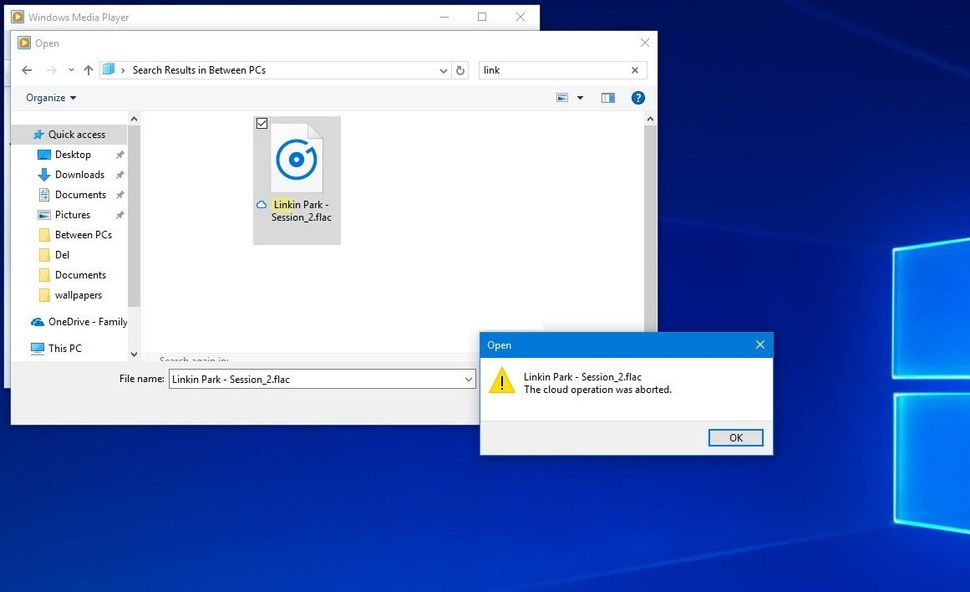 How to unblock apps to download files stored in the cloud on Windows 10 ...