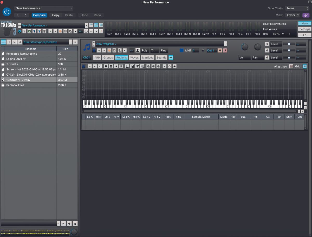 Take your first steps into sampling with the free TX16Wx sampler ...