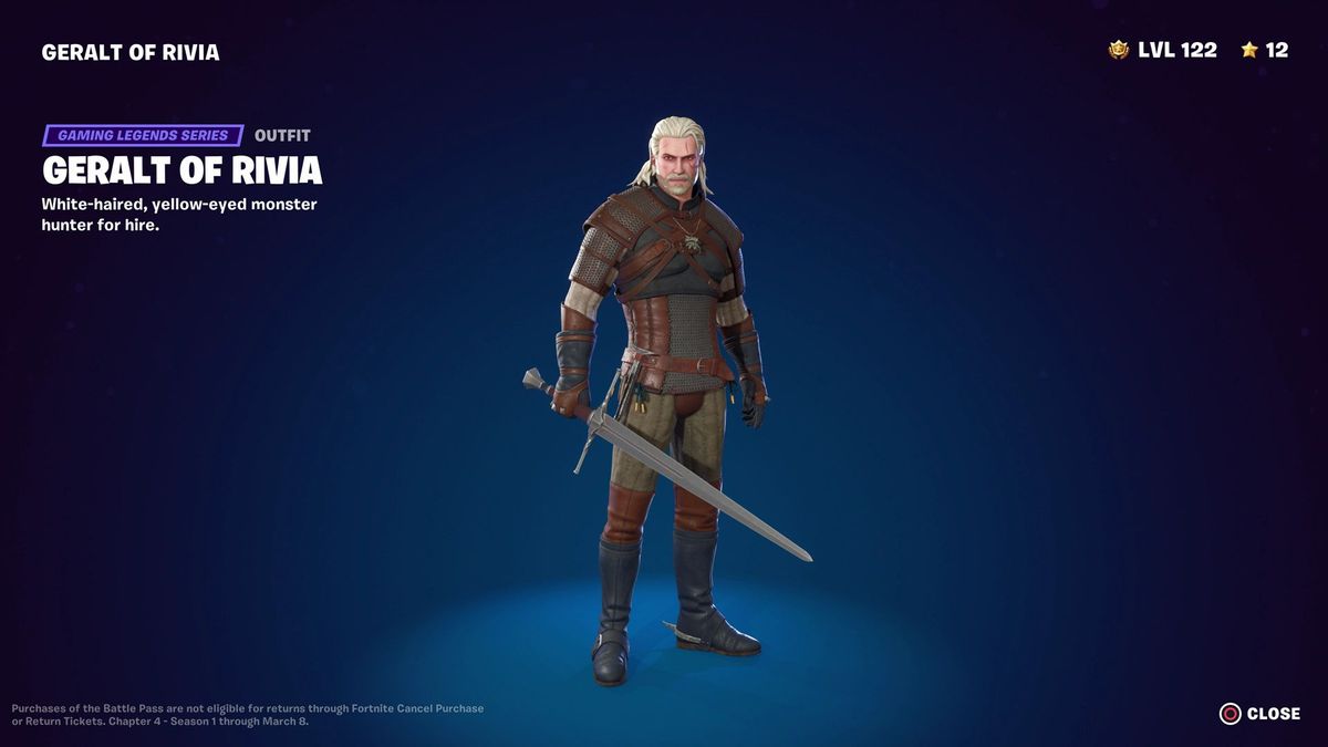 Fortnite players label new Witcher content a "massive disappointment ...