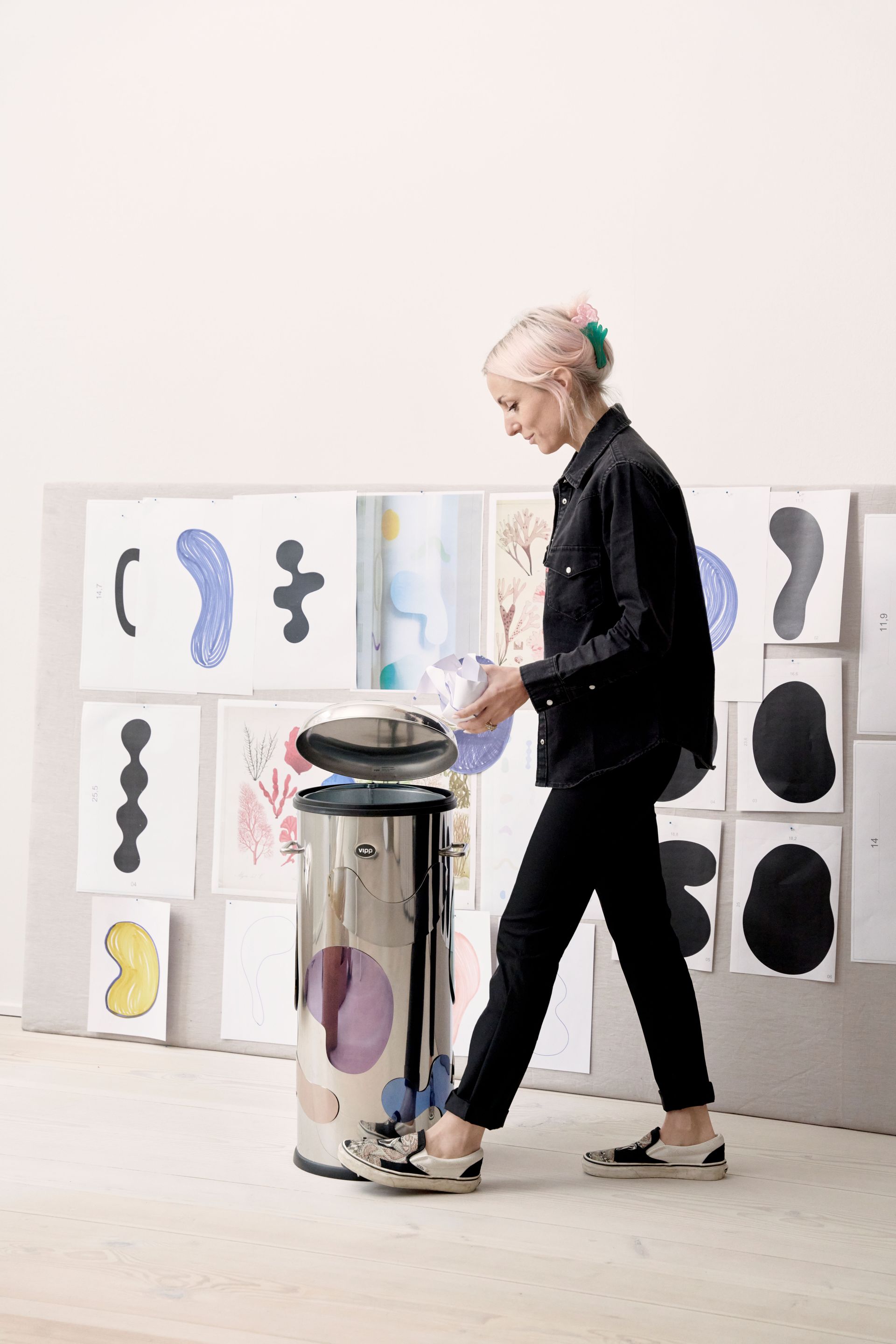 Vipp’s new bin collab adds playfulness to the design classic | Wallpaper*