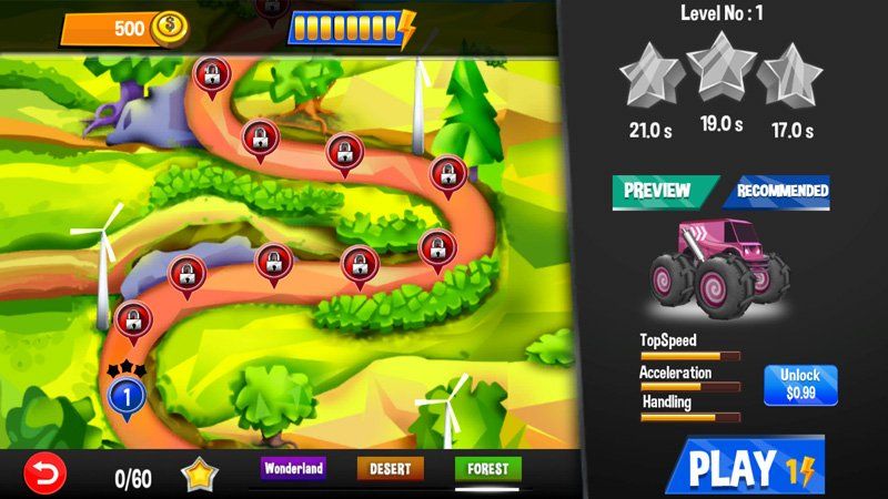 Monster Trucks Unleashed, four-wheel drive fun for Windows 10 and ...