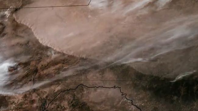 Satellite watches wall of dust roll through Texas photo of the day for ...