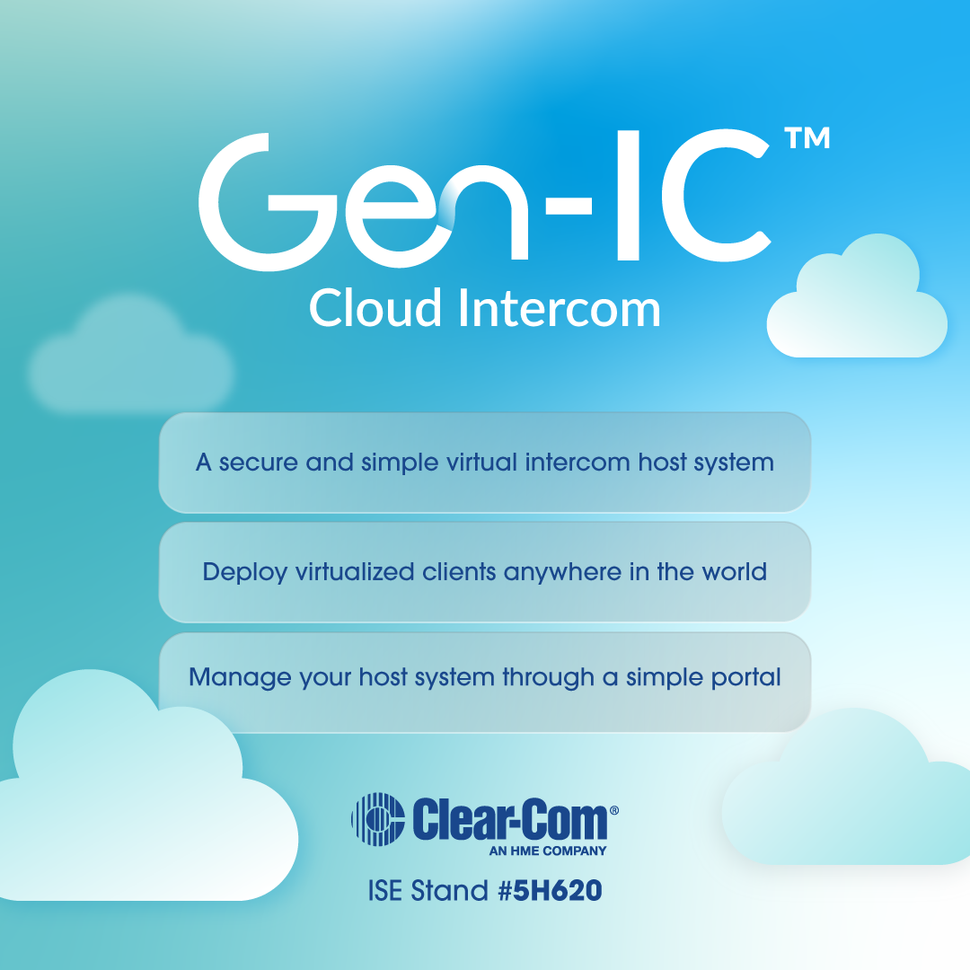 Clear-Com Introduces Gen-IC Cloud Intercom and SkyPort | TV Tech