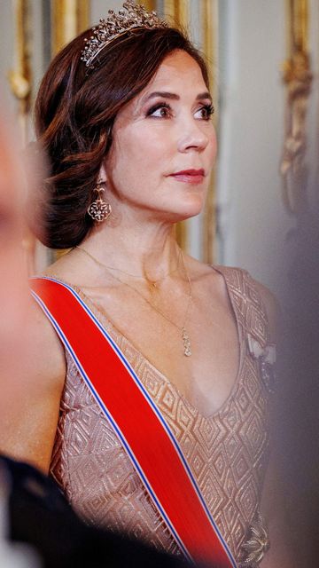 Princess Mary of Denmark stuns in a unique peach dress | Woman & Home