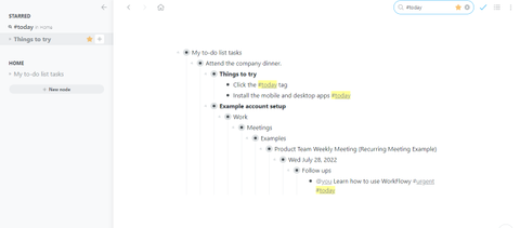 WorkFlowy | TechRadar