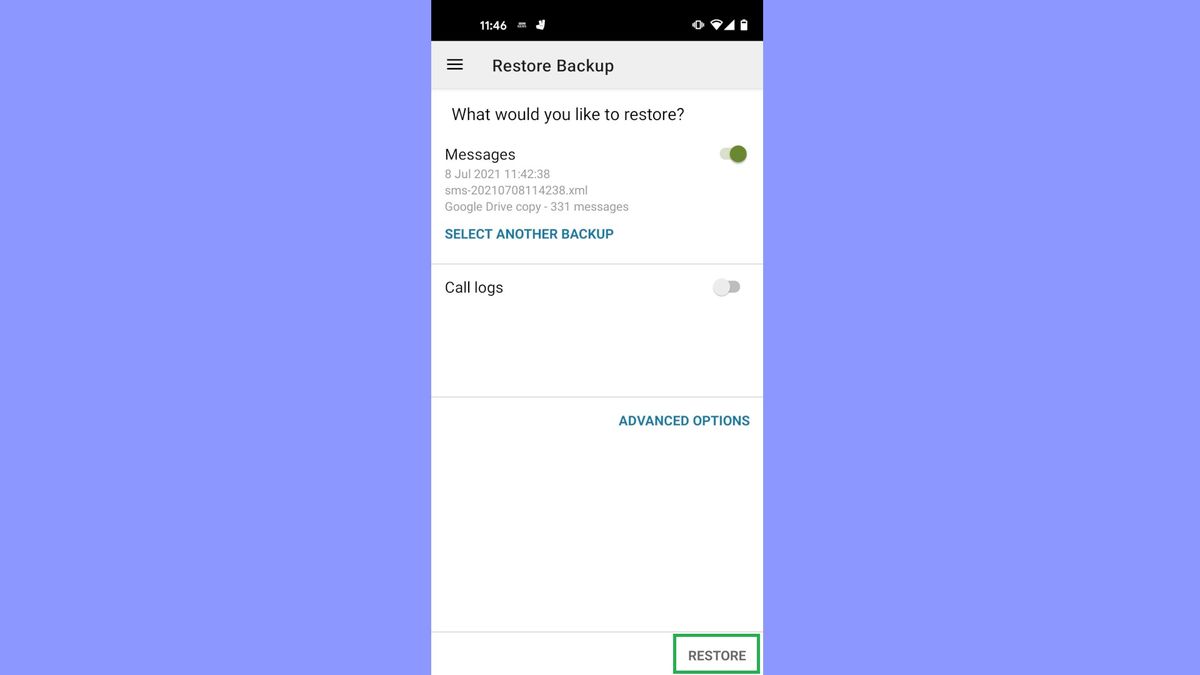 Here's how to backup and restore text messages on Android | Tom's Guide