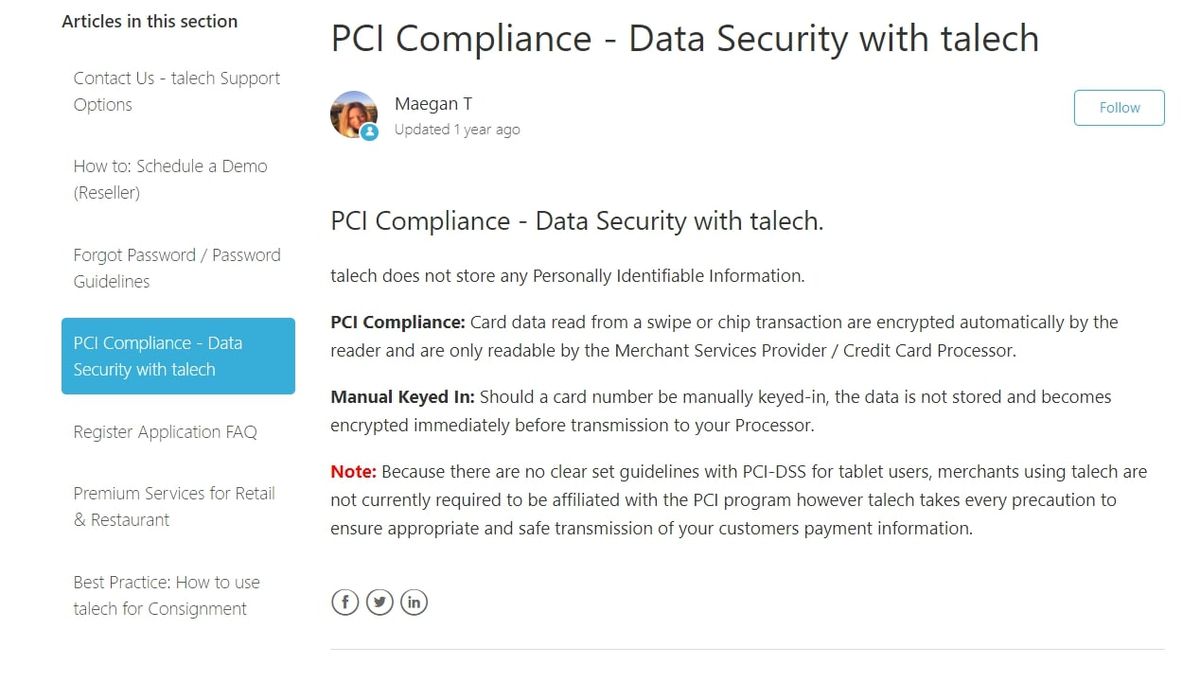 Talech POS review | TechRadar