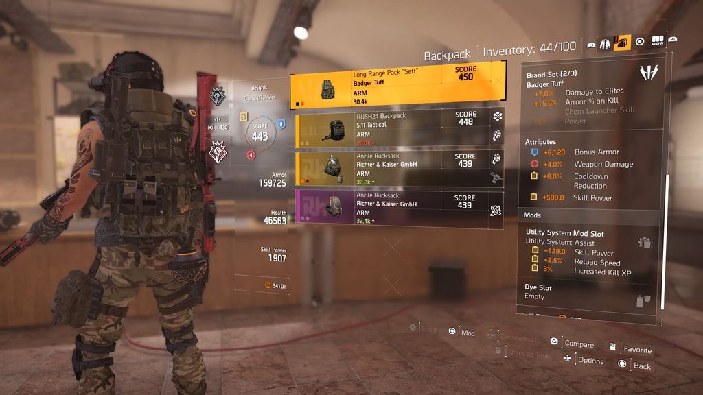 Division 2 Builds: How to build your character and dominate Washington ...