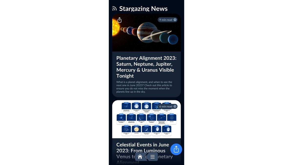 Sky Tonight Star Gazer Guide stargazing app review | Space
