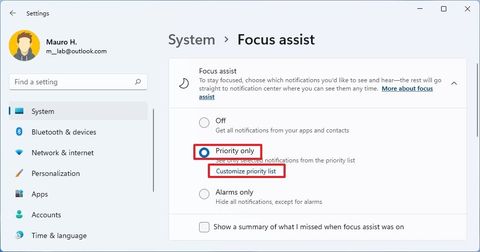 How to use Focus assist to avoid distractions in Windows 11 | Windows ...