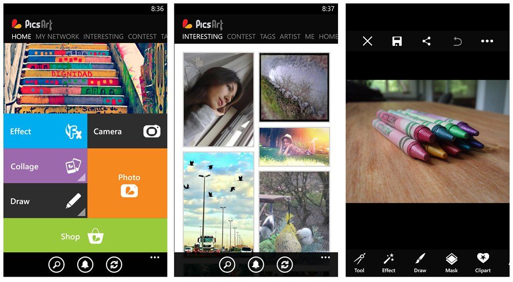 Create amazing images from your Nokia Lumia Windows Phone with PicsArt ...