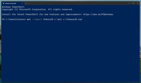 How to install Fedora on WSL for Windows 10 and Windows 11 | Windows ...