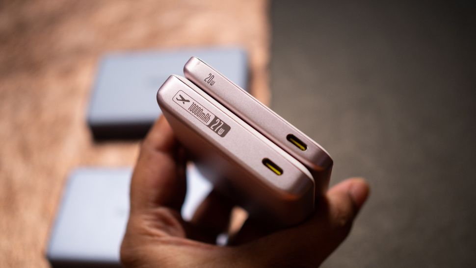 Baseus made the thinnest magnetic power bank, and it's unbelievably ...