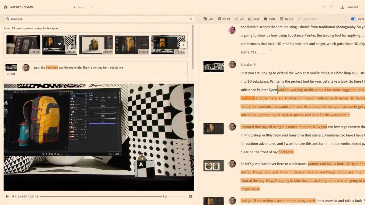 Adobe's new software lets you edit video just by typing words ...