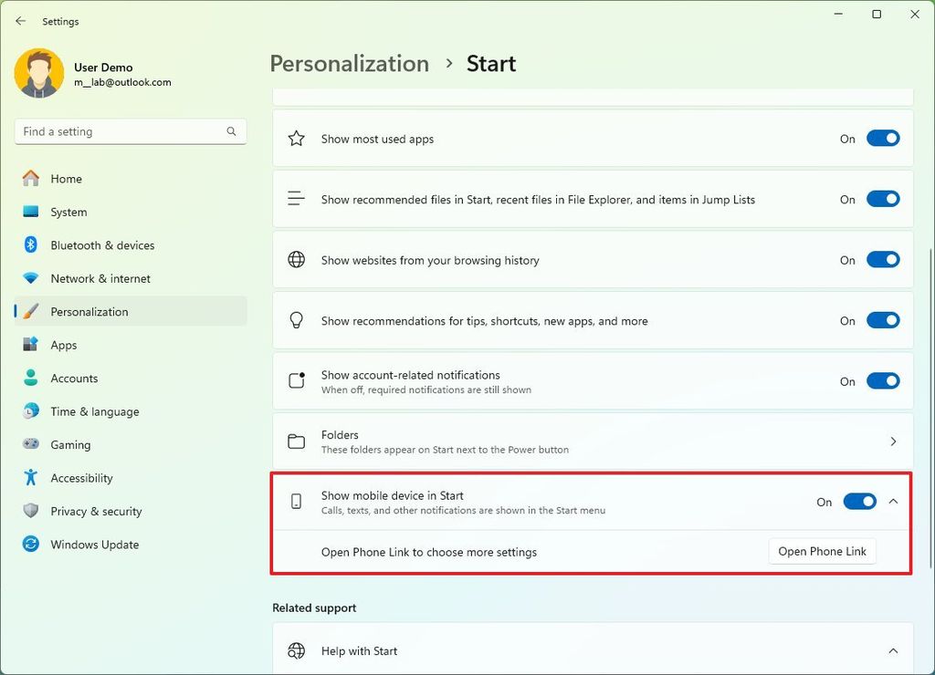 What's new with Taskbar and Start menu on Windows 11 version 24H2 (2024 ...
