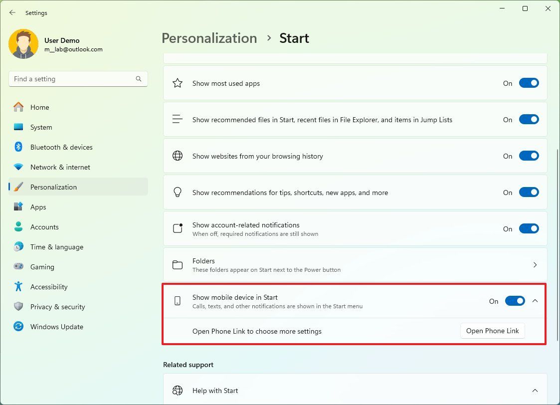 What's new with Taskbar and Start menu on Windows 11 version 24H2 (2024 ...