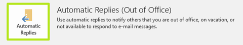 How to Set an Out of Office Reply in Outlook 2016 and Prior | Laptop Mag