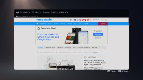 Here's how to access PS5 secret web browser | Tom's Guide
