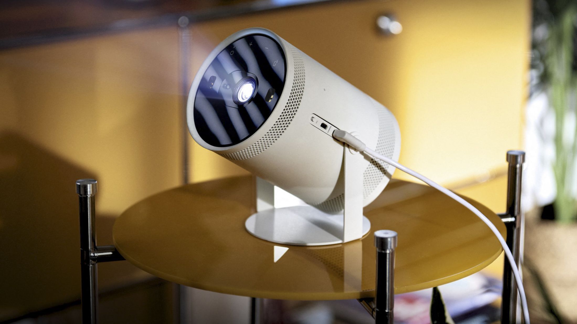 Samsung launches The Freestyle: a super stylish projector that looks ...