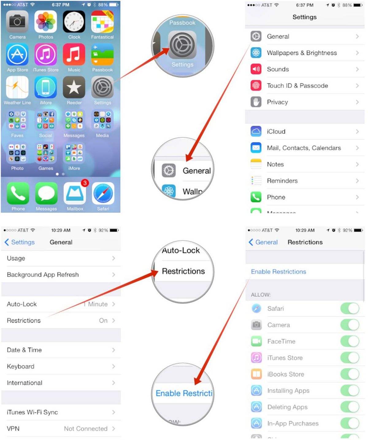 How to restrict app deletion with parental controls for iPhone or iPad ...