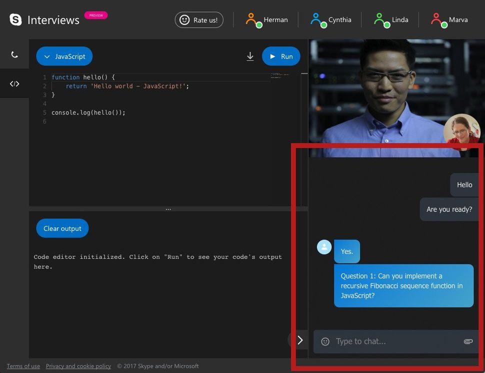 Skype Interviews picks up group calling, new programming languages ...