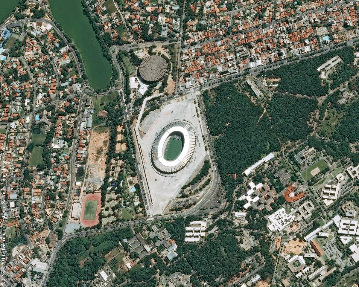 World Cup 2014 Stadiums in Brazil Seen from Space (Photos) | Space