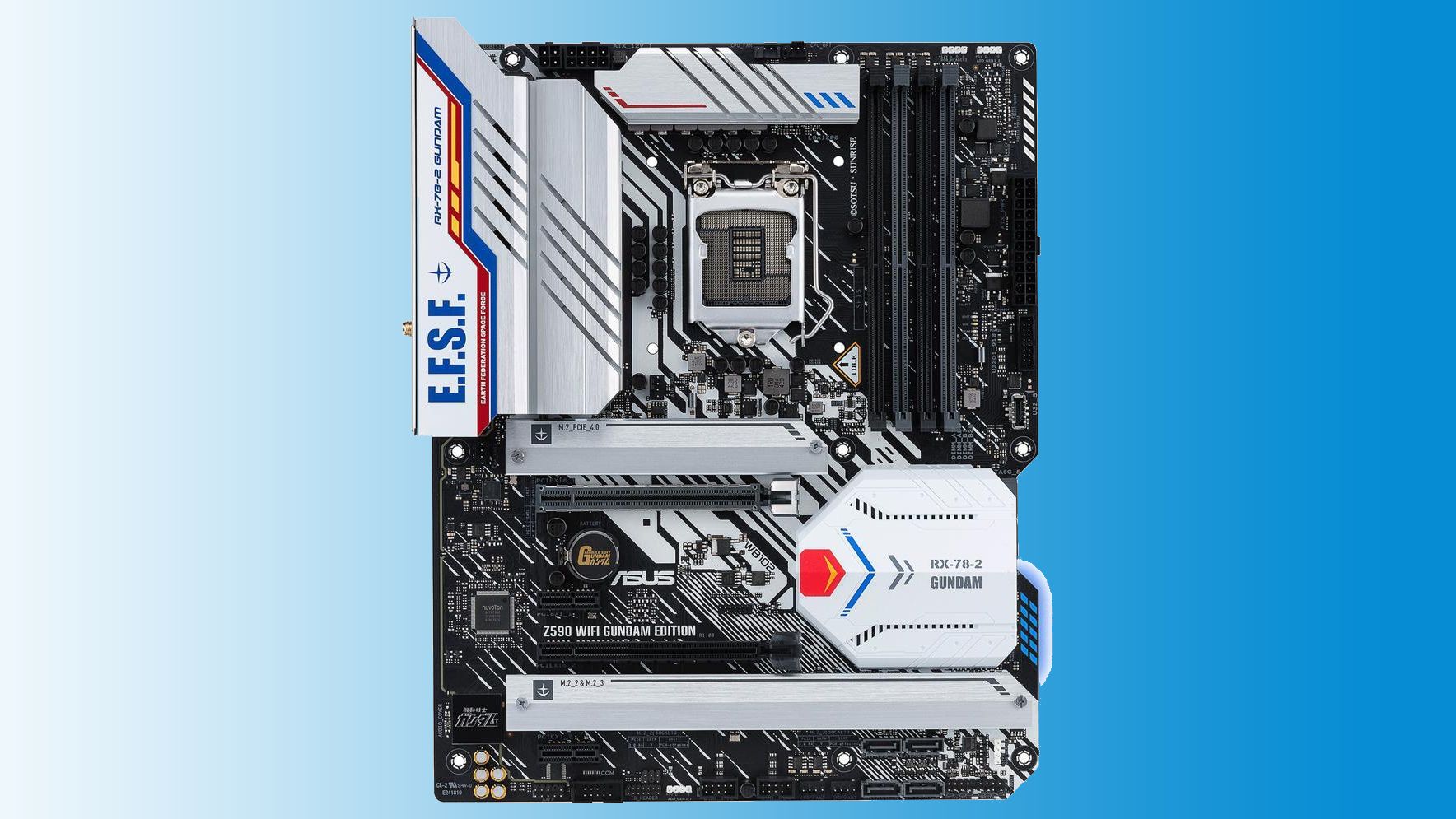 Asus' new Gundam-themed motherboards demand you pick a side: Gundam or ...