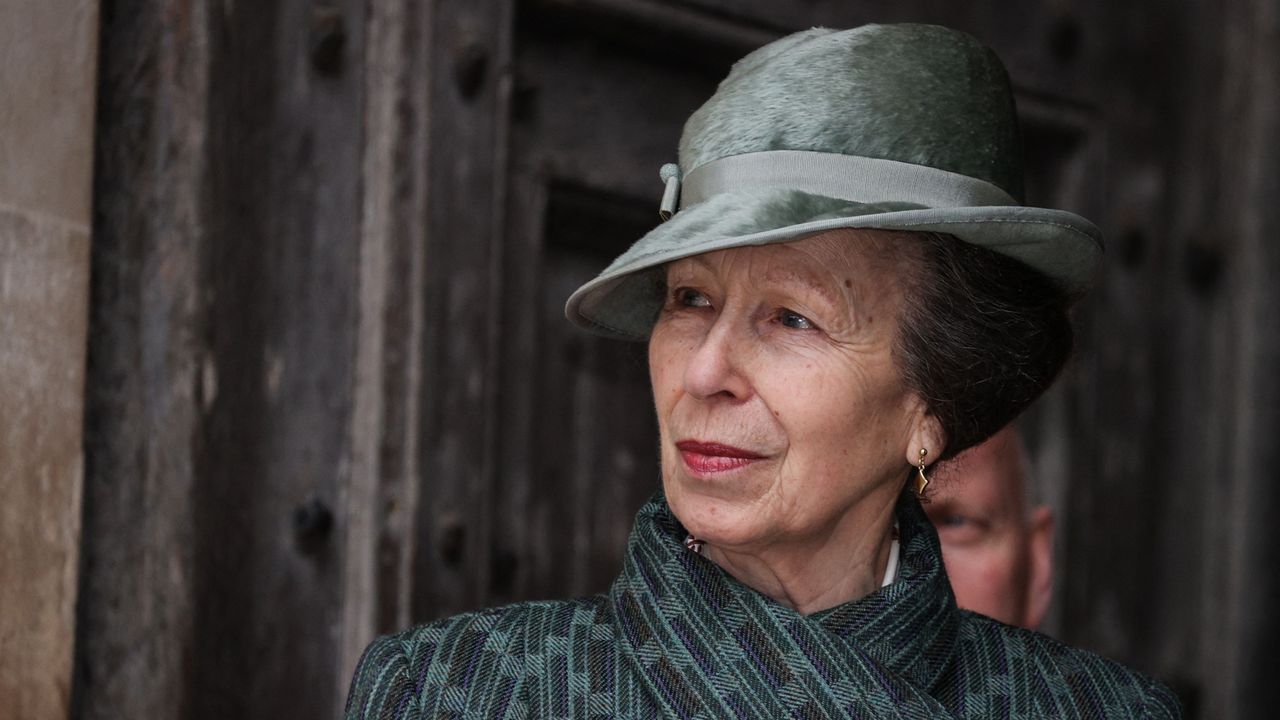 Princess Anne’s structured mint green fedora and teal coat | Woman & Home