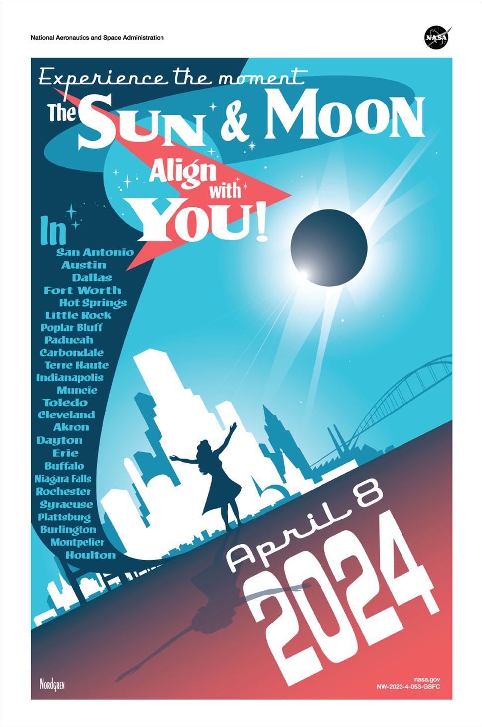 NASA’s stunning eclipse posters are out of this world | Creative Bloq