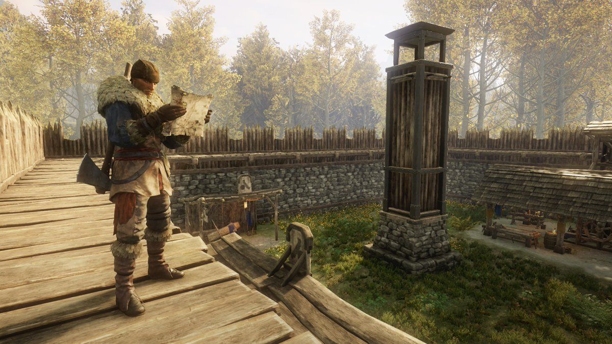 Amazon's MMO New World shows off fortress construction in new ...