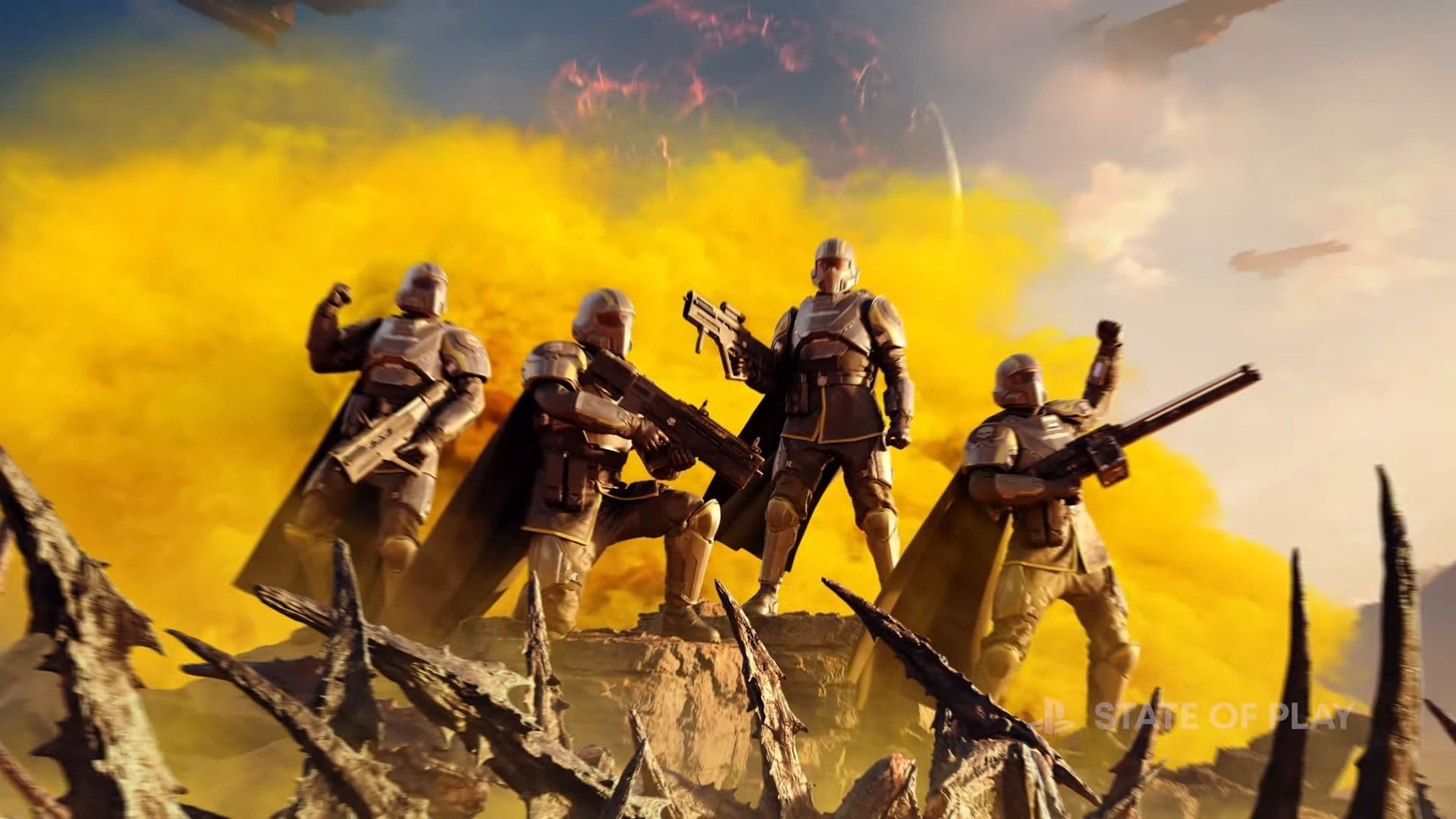 Helldivers 2 finally gives bugdivers something to do now the Illuminate and Automaton attacks ...