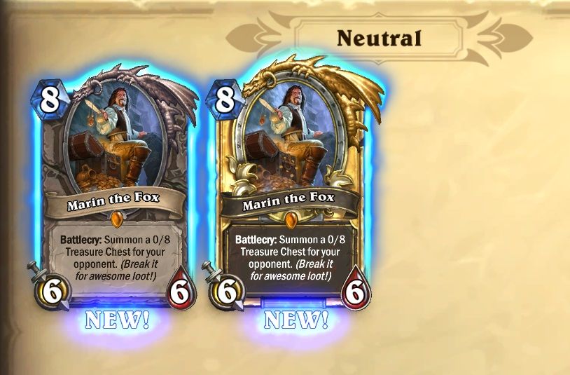 Log into Hearthstone today to claim free new legendary Marin the Fox ...