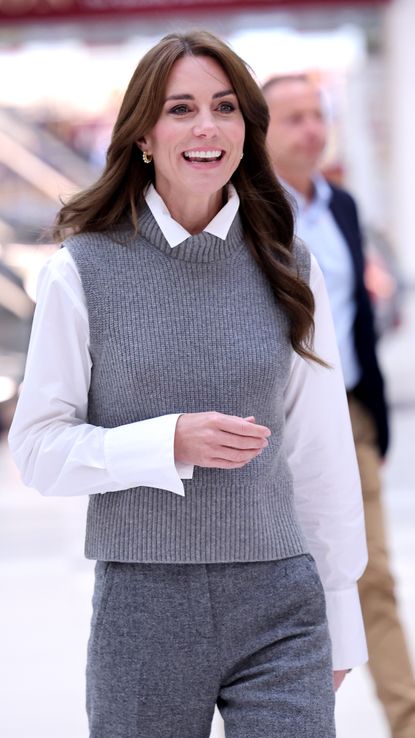 Crown Princess Mary channels Kate Middleton with cosy knit vest | Woman ...