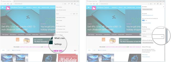 How to enable and customize reading view in Edge for Windows 10 ...