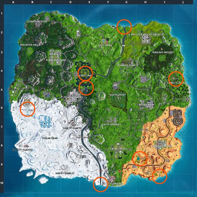 Fortnite Waterfall locations - where to visit different Fortnite ...