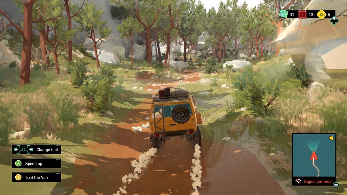 Cruising around a strange planet in a beat-up van is my idea of the ...