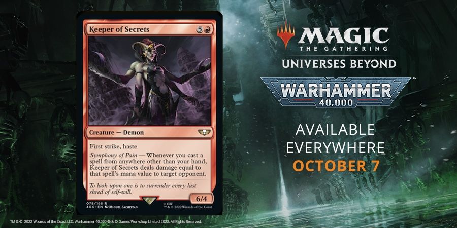 Exclusive Magic: The Gathering Warhammer 40,000 card reveal: Keeper of ...